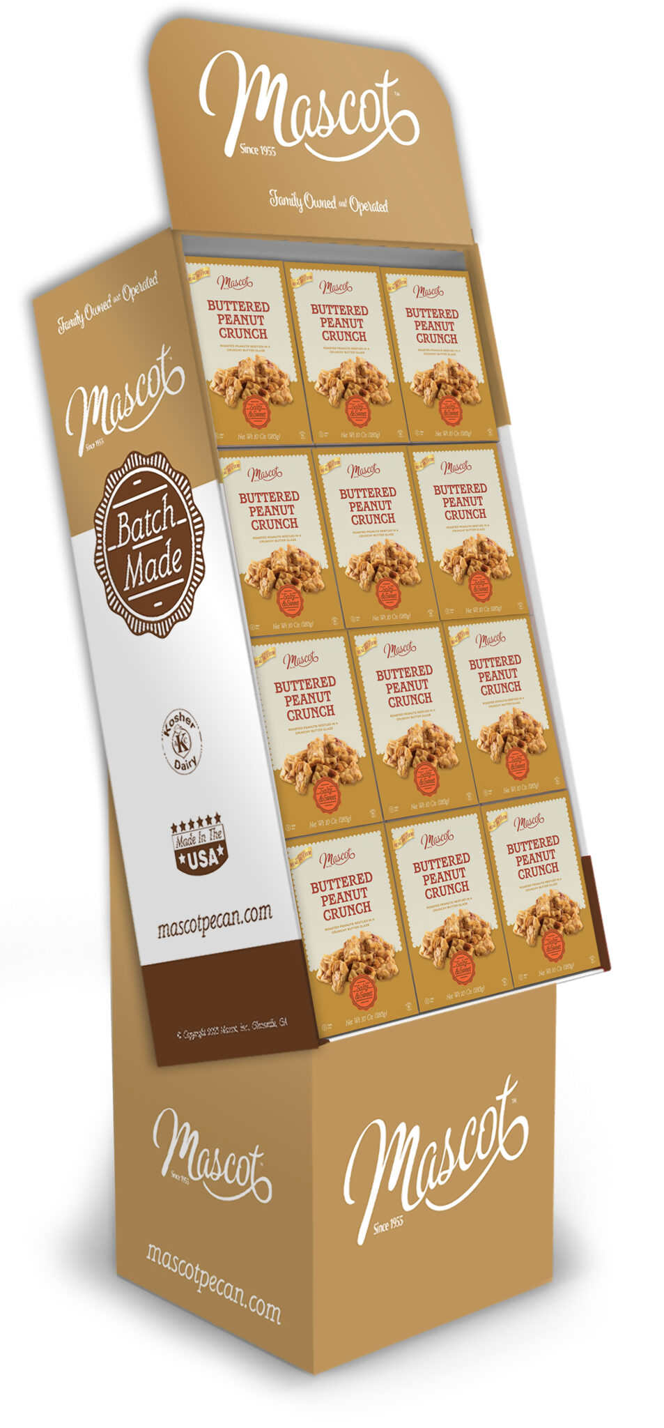 Supermarket Snack Display Stand custom retail corrugate snack display ...